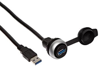 Eaton M22-USB-SA Bulkhead Interface, 22 mm Diameter Operators, USB 2.0 ...