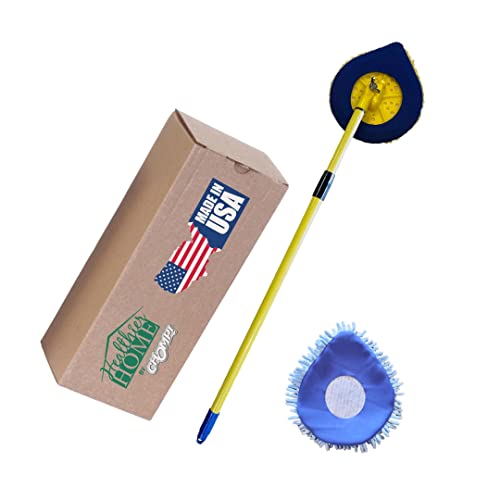 CHOMP Long Handle Wall Cleaner, 5 Minute CleanWalls Extendable Wall ...