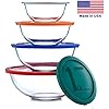 Amazon.com: Anchor Hocking 4-Piece Splash Proof Bowl Set.: Kitchen & Dining