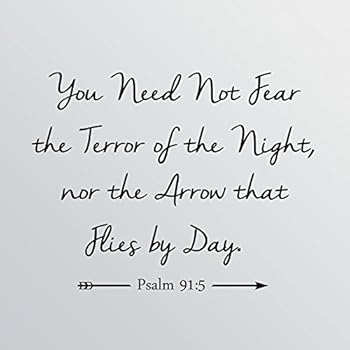 Amazon.com: 30"x24" You Need Not Fear The Terror of The Night, nor The ...