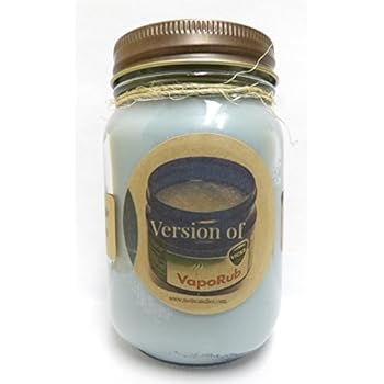 Amazon.com: Sinus Relief (Vicks Vapor Rub type) Scented Blended Soy ...