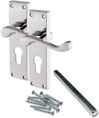 Euro Profile Slot Handles [by XFORT] Victorian Scroll Euro Lock Handles ...