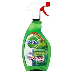 Dettol Multi Action Anit-Bacterial Spray (Complete Clean) Green Apple ...