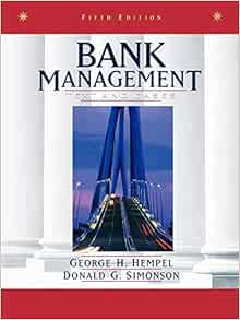 Bank Management: Text and Cases: 9780471169604: Banking Books @ Amazon.com