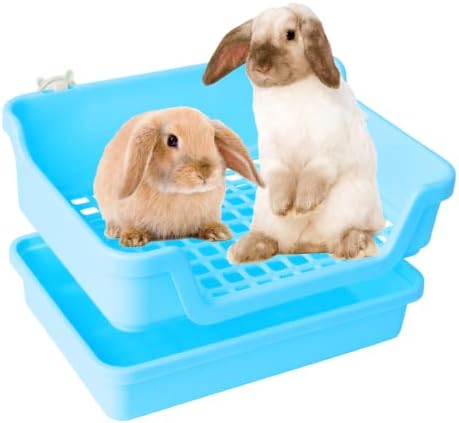 HoppScotch.bun Bumbox Large Rabbit Litter Box w Plastic Grid & Dump ...