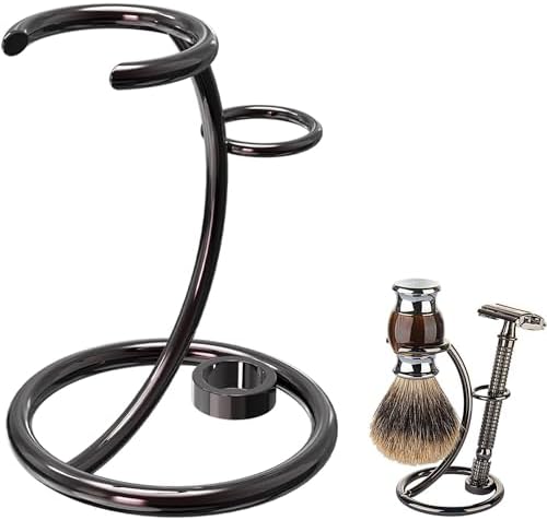سعر ALMEKAQUZ Razor Holder, Stainless Steel Razor Stand, Shaving Brush ...