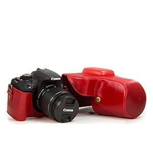 Amazon.com : MegaGear ''Ever Ready'' Red DSLR Camera Case for Canon EOS ...
