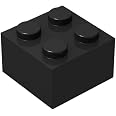 Amazon.com: Classic Brick Block Bulk, Red Bricks 2x2, Building Bricks ...