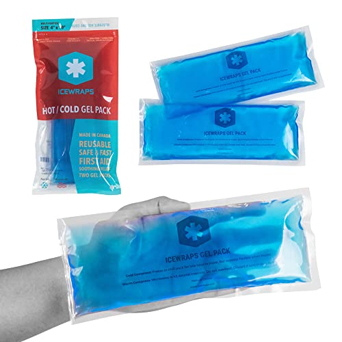 ICEWRAPS 4"x10" Reusable Perineal Ice Packs for Postpartum Recovery ...