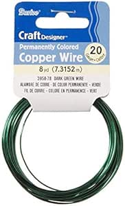 Amazon.com: Craft Wire - 20 Gauge - Dark Green - 8 Yards