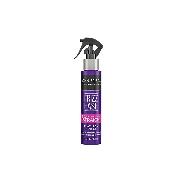 John Frieda Frizz Ease Keratin Infused Flat Iron Hair Spray, 3 Day ...