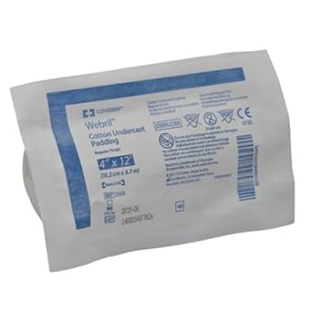 Amazon.com: Covidien 2502 Webril Cotton Undercast Padding, Regular ...