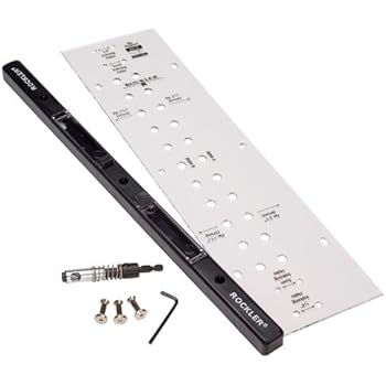 Shelf Pin Drilling Jig for Adjustable Shelves with 1/4" Self Centering ...