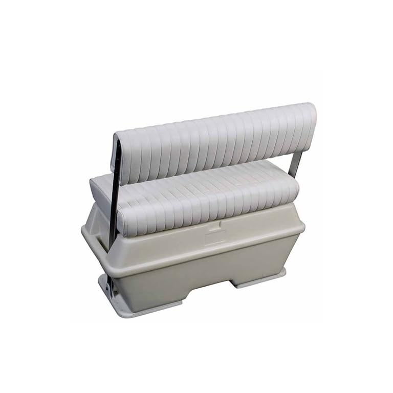 Moeller Deluxe Permanent Mount Swing Back Cooler or Livewell Boat Seat ...