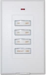 X10 3 Unit Slimline Wireless Wall Switch + Dimming - Wall Light ...
