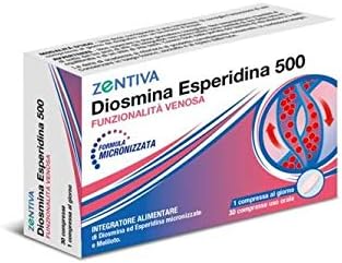 Diosmina Esperidina 500 Zentiva 30 Compresse: Amazon.it: Salute e cura ...