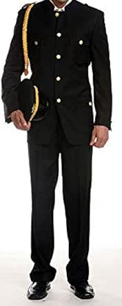 Closeout Cadet Uniform for Men- Quinceanera Suit in Black at Amazon Men ...