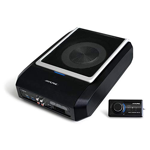 Alpine PWD-X5 Compact Powered 8" Subwoofer System with 4-Channel DSP ...