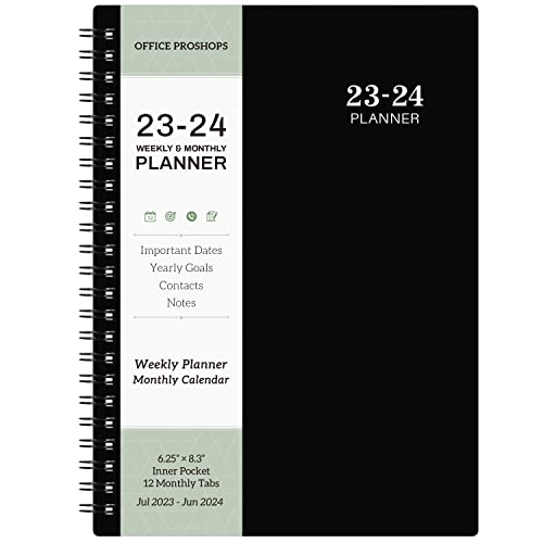 2023-2024 Academic Planner - Weekly and Monthly Planner 2023-2024, 6.3 ...