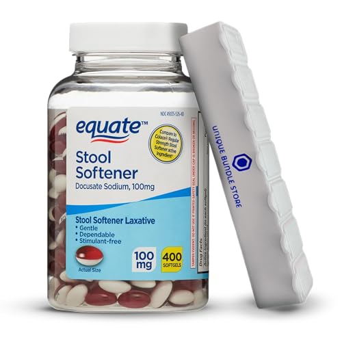 Mua Unique Bundle Store Equate, Stool Softeners Softgels 100mg, 400 ...