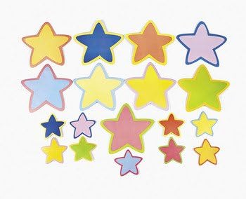 Amazon.com : Star Cutouts - Teacher Resources & Bulletin Board Supplies ...