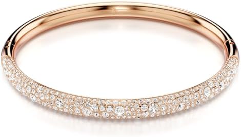 Swarovski Sublima Bangle Bracelet, Snow Pavé of Clear Round Crystals in ...