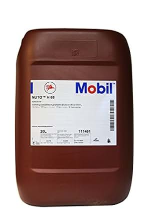 Aceite hidráulico MOBIL NUTO H 68 envase de 20 LITROS: Amazon.es ...