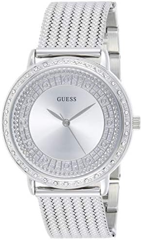 سعر ساعة جيس بمينا فضي وسوار من الستانلس ستيل للنساء - GUE_W0836L2 فى ...