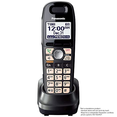Panasonic DECT 6.0 Plus Cordless Amplified Phone with Digital Answering System Expandable to 6 ...