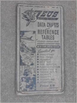 Zeus Precision Data Charts and Reference Tables 24 Star Special Edition ...