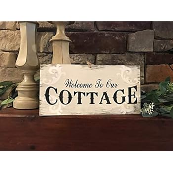 Amazon.com: Tinworld Tin Sign Welcome to The Cottage Rustic Kitchen ...