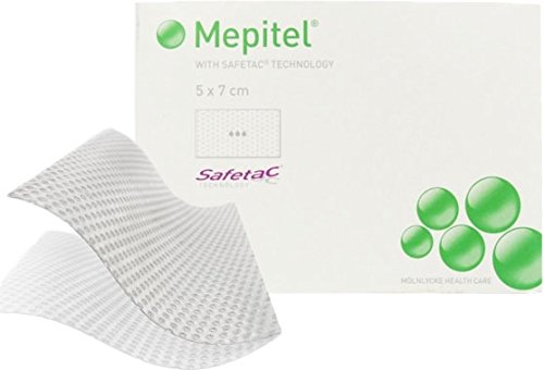 Mepitel One Wound Contact Layer Dressings 6cm x 7cm by Safetech: Amazon ...