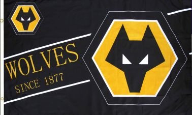 5055320593621 EAN Wolverhampton Wanderers Wolves Football Crest Flag