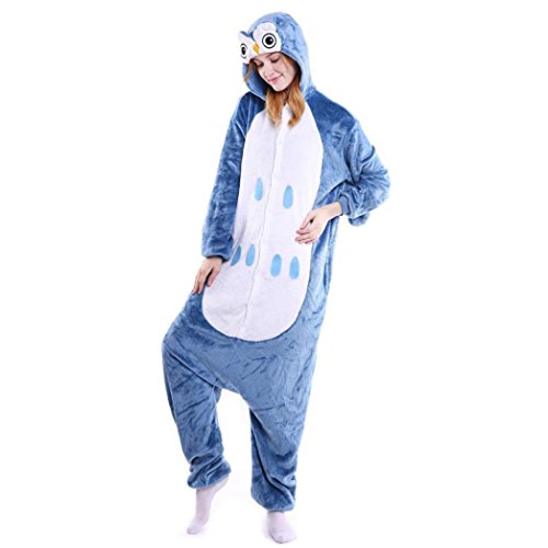 WensLTD Unisex Adult Pajamas Animal Cosplay Costume Onesies Pajamas ...