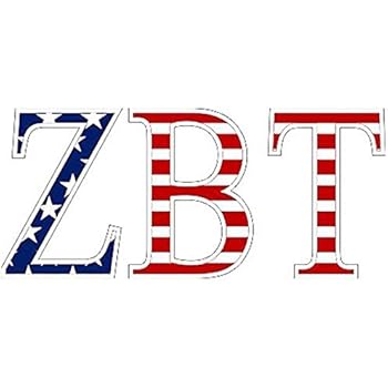 Amazon.com: Greekgear Zeta Beta Tau ZBT Oval Crest Bumper Sticker ...