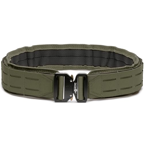 Tacticon Padded Battle Belt - Heavy Duty 1000D PVC Nylon Molle Belt ...