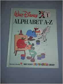 Amazon - Walt Disney Alphabet A-Z (Walt Disney Fun-to-Learn Library ...