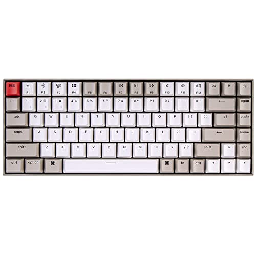 Keychron K2 Gaming Mechanical Keyboard Wireless/Wired, 84 Keys Retro ...