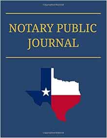 Notary Public Journal: Professional Notary Logbook For Recording ...