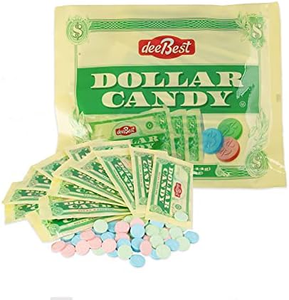 Dee Best Dollar Candy - Candy Coins In Dollar Themed Individually ...