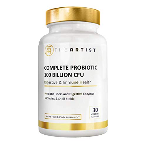 Complete Probiotics, Raw Probiotics 100 Billion CFUs with Prebiotics ...