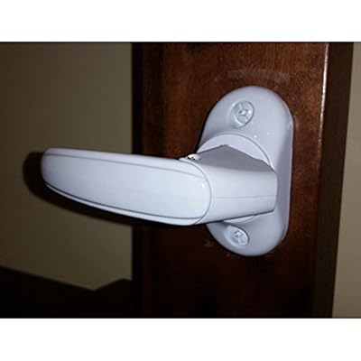 Inside Handle Storm Door Latch White-FREE SHIPPING - Building Supply Store