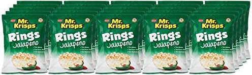 Mr. Krisps Potato Rings Pack Of 25 - Jalapeno Flavor, 25 X 15 gm price ...
