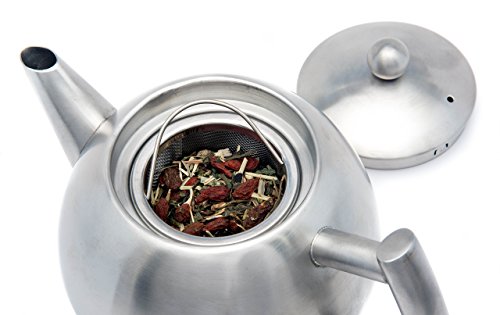 Venoly Stainless Steel Tea Pot With Removable Infuser For Loose Leaf ...