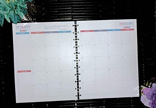 Amazon 2020 2021 2022 2023 Monthly Dated Planner Inserts 