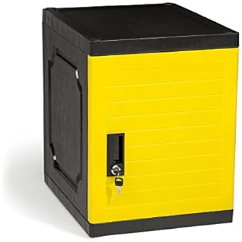 Amazon.com : Mini Locker with Lock and Key Blue -10.75" Tall : Office ...