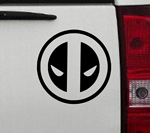 Deadpool Logo Vinyl Sticker - 6 x 6 - Black Philippines | Ubuy