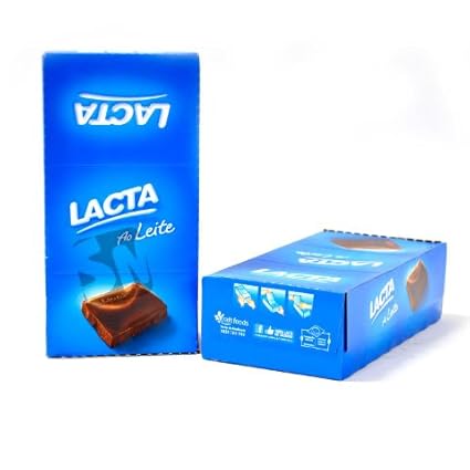 Amazon.com : LACTA Chocolates Tablet (Chocolate Ao Leite - Box of 20 ...