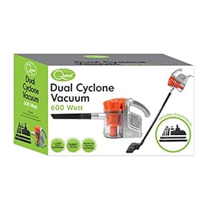Quest Handy Bagless Handheld Dual Cyclone Vacuum Cleaner, 1 Litre, 600 ...
