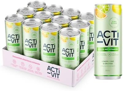 ActiPH Acti-Vit Sparkling Flavoured Vitamin Water Cans with B Vitamins ...
